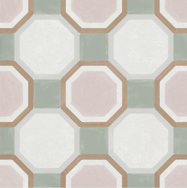 Patterns Pink Diamond 223x223x10mm – TF TILES