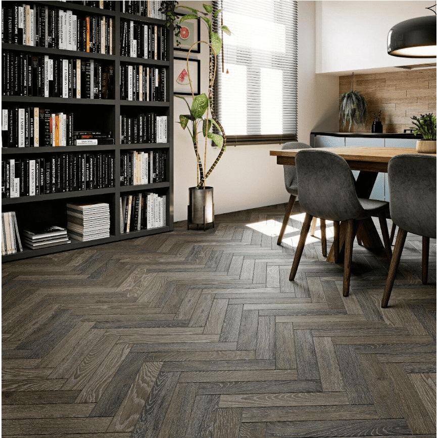 Ancona Chocolate Wood Effect Tile 80x442x8.5mm – TF TILES