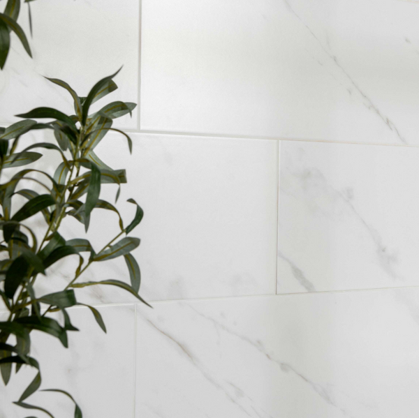 Carrara Sky Marble Effect Tile 750x250x9mm – TF TILES