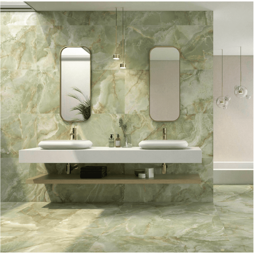 Lux Noor Apple Marble Effect Tile 1200x600x10.5mm – TF TILES