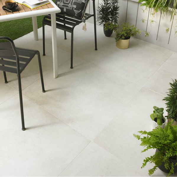 Open Blanco Concrete Effect Outdoor Tiles 800x800x20mm – TF TILES