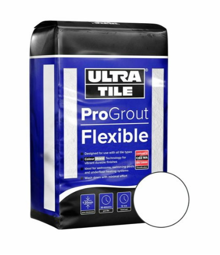Grout - Ultra Tile Fix ProGrout Flexible 3KG - Vintage White – TF TILES