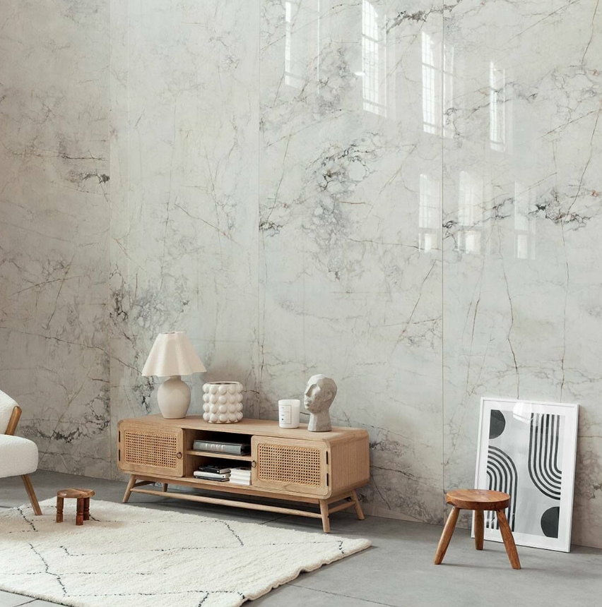 Balance Stone Polished Marble Effect Tiles 1200x600x8mm – TF TILES