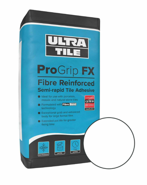 Ultra Tile Fix ProGrip FX Fibre White (20 Kg) – TF TILES