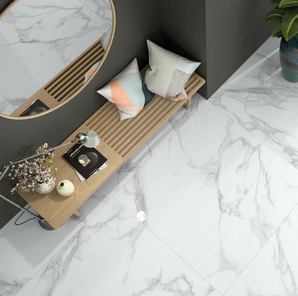 Bowness Purity White Marble Effect 995x995x10mm – TF TILES