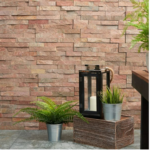 Ledgestone Copper Split Face 300x150x10mm – TF TILES