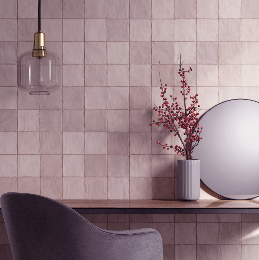 Riad Sahn Pink Tiles 100x100x9mm – TF TILES