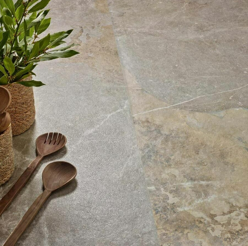 Strato Light Beige Slate Effect Matt Sparkle 600x600x9.5mm – TF TILES